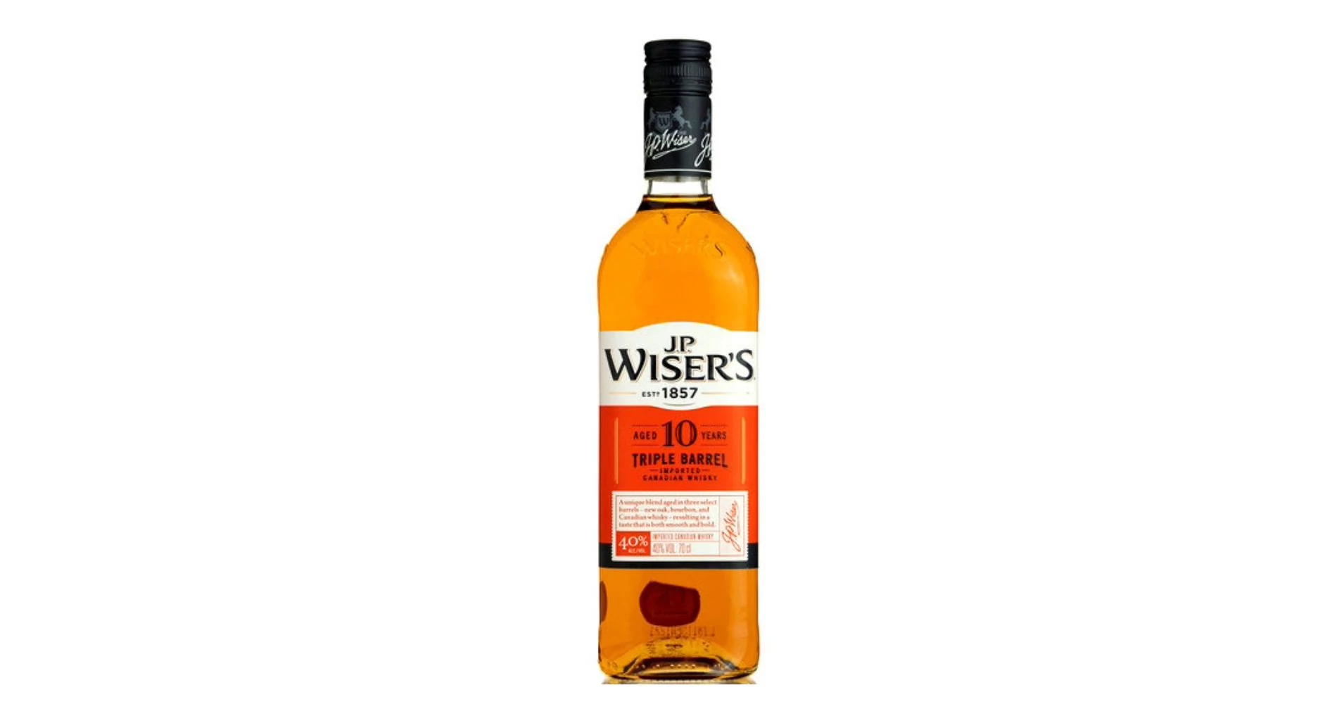 J.P. Wisers 10 éves triple barrel Canadian whisky DRS (0,7L / 40%) | J ...