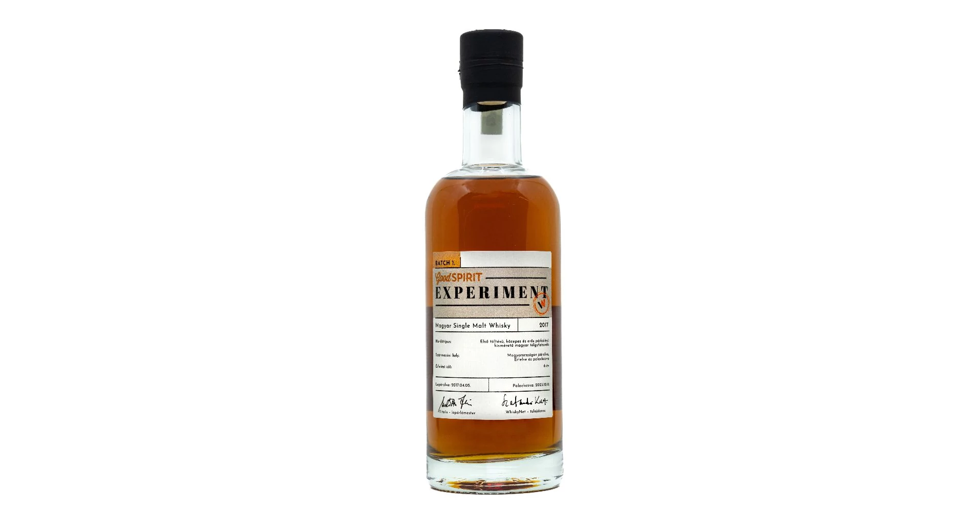GoodSpirit Experiment Batch 1. (0,5 L / 48%) | Good Spirit Experiment ...