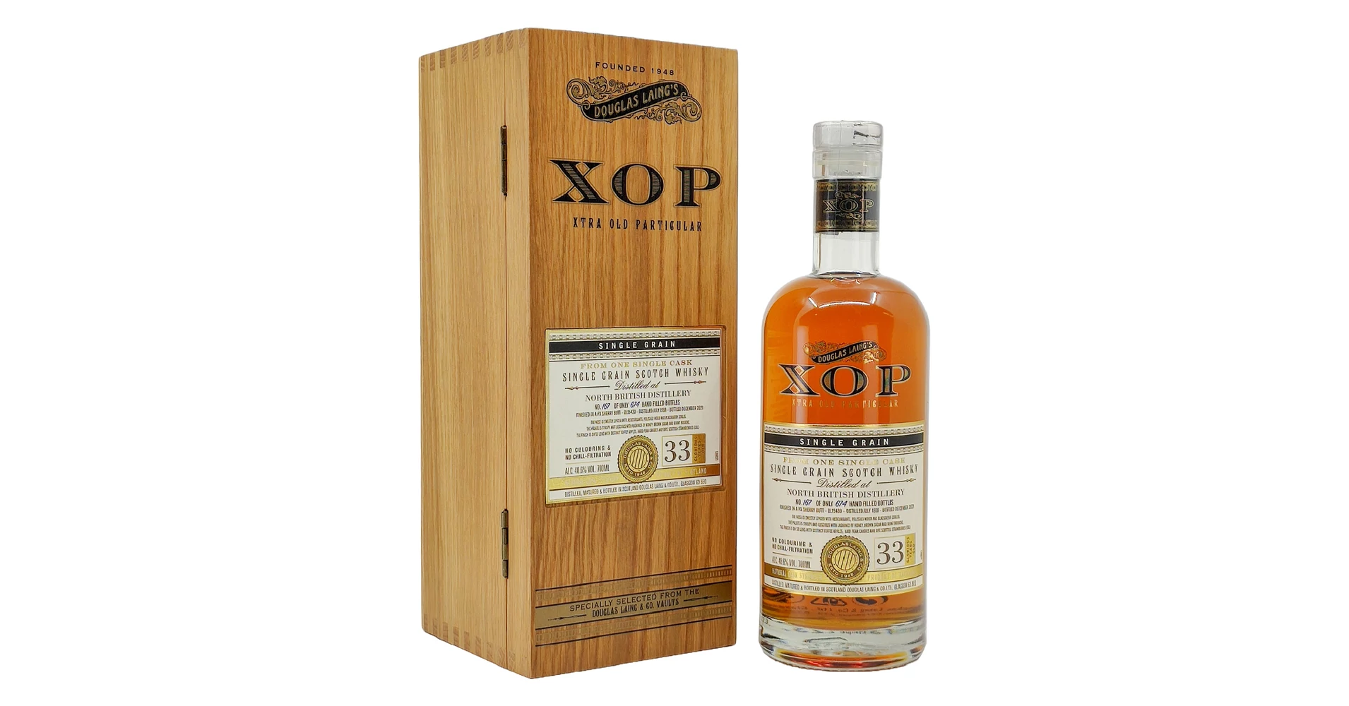 North British 33 éves Sherry Matured XOP whisky (0,7L / 48,6%) | Xtra ...