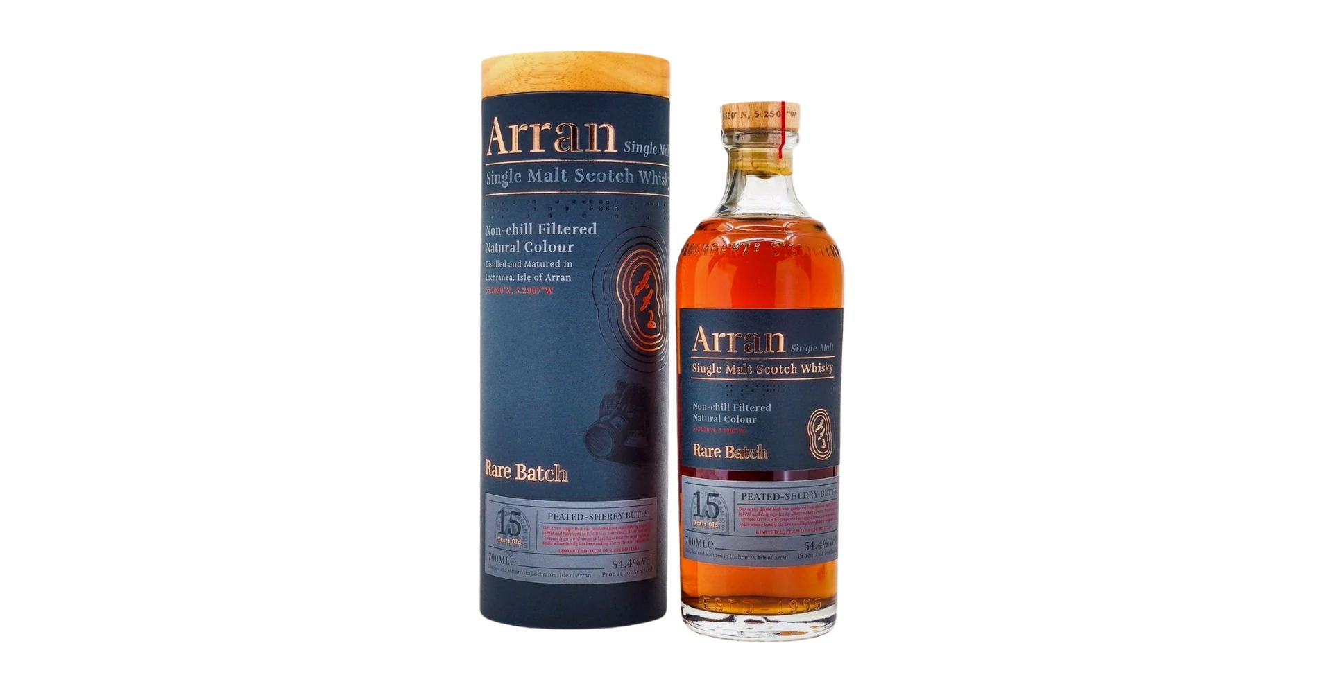 Arran Rare Batch 15 éves Peated Sherry whisky (0,7L / 54,4%) | ARRAN ...