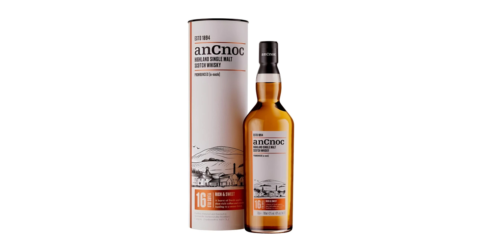 anCnoc 16 éves whisky DRS (0,7L / 43%) - WhiskyNet | Az Év Webshopja ...