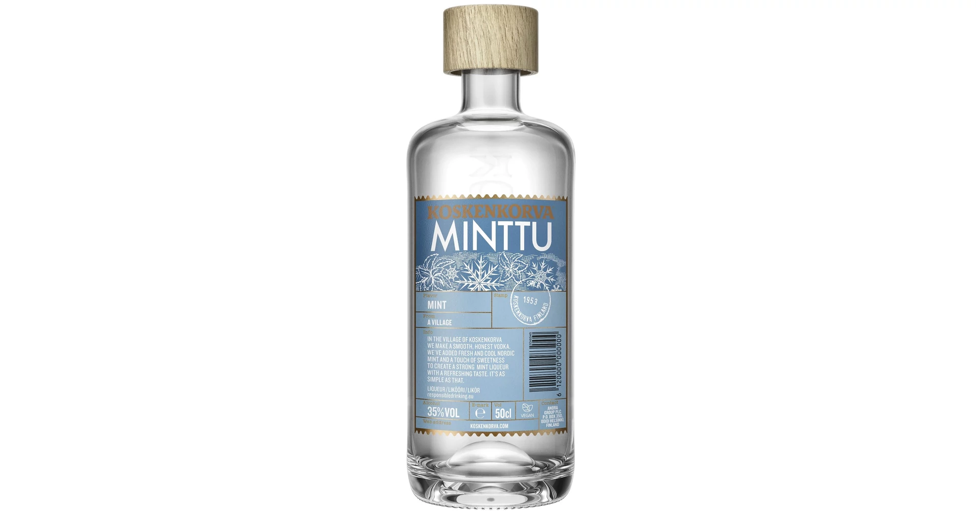 Koskenkorva Minttu vodkalikőr DRS (0,5L / 35%) | Koskenkorva | WhiskyNet