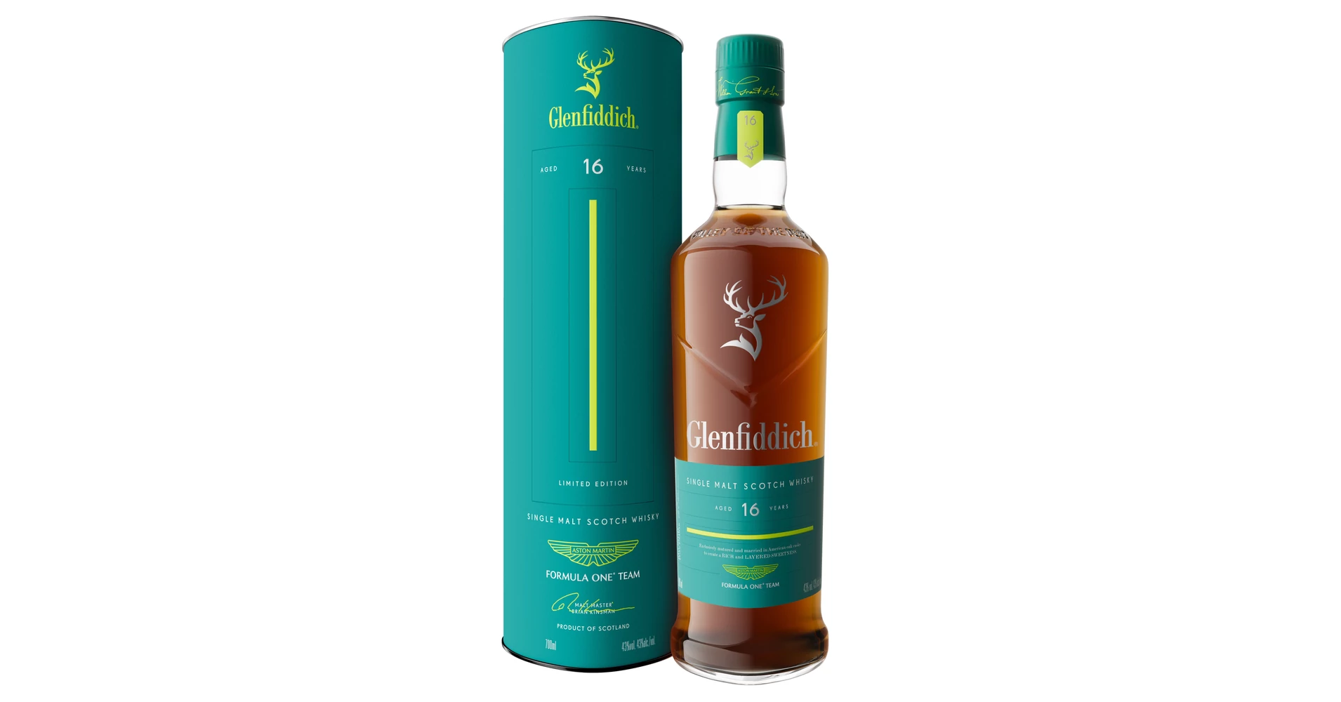 Glenfiddich 16 éves Aston Martin Limited Edition whisky DRS (0,7L / 43% ...