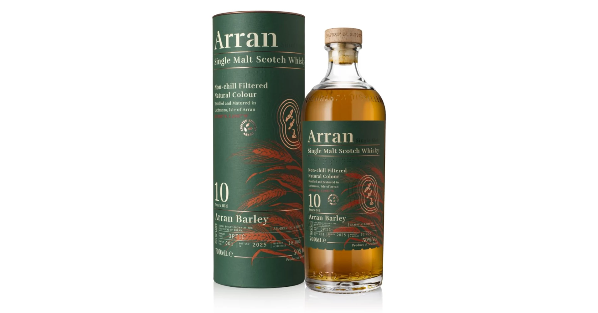 Arran 10 éves Local Barley whisky DRS (0,7L / 50%) | ARRAN | WhiskyNet