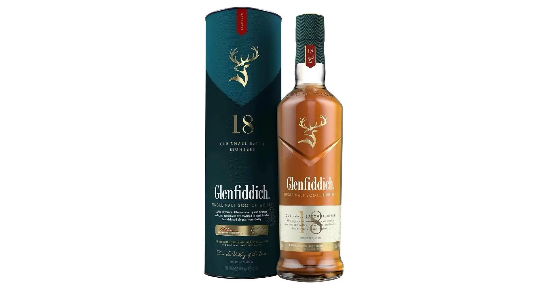 Glenfiddich 18 éves Small Batch Reserve whisky DRS (0,7L / 40% ...