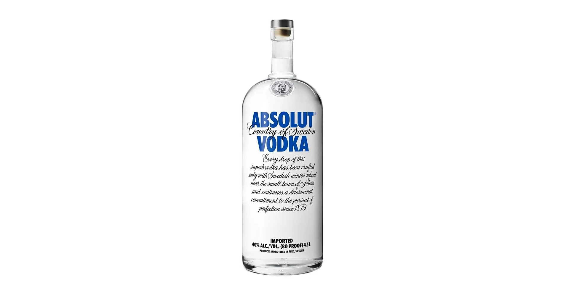 Absolut vodka (4,5L / 40%) - WhiskyNet | Az Év Webshopja 2025-ben
